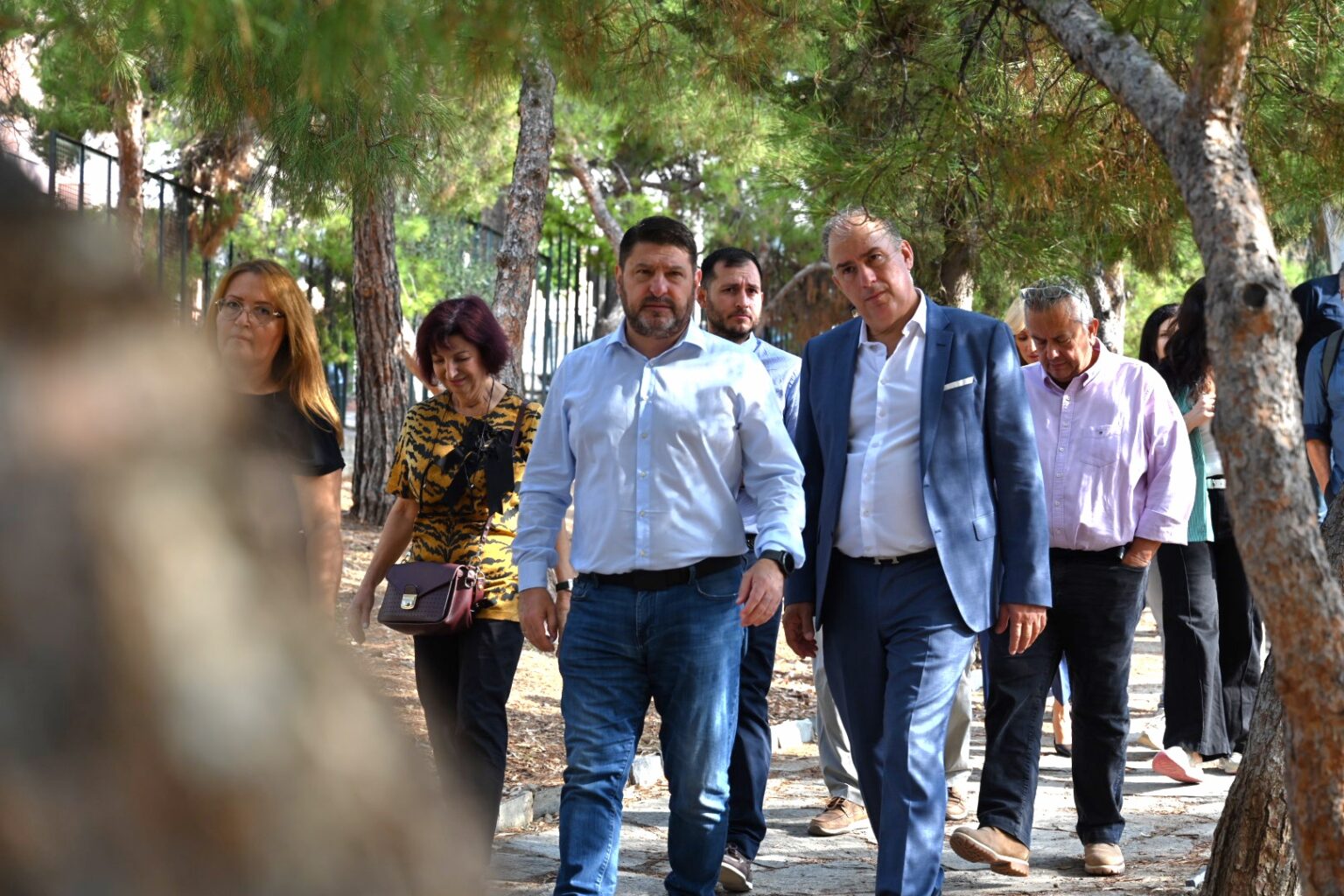 Επίσκεψη του Περιφερειάρχη Αττικής Νίκου Χαρδαλιά στον Δήμο Δάφνης ...